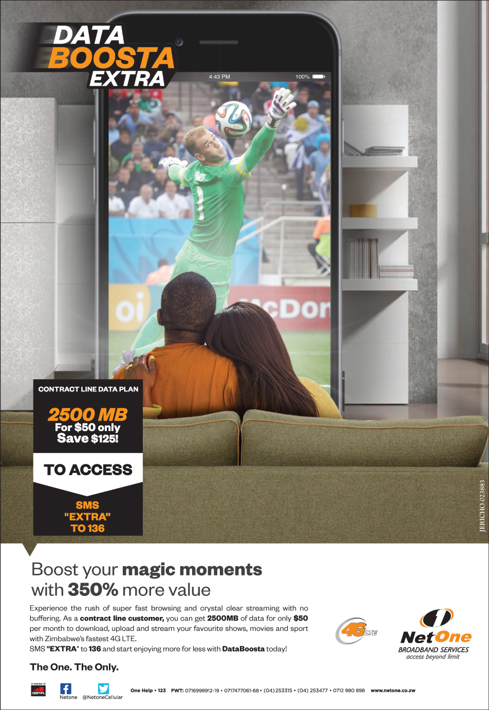 Jericho - NetOne Data Boosta Extra - Magic Moments - Techzim