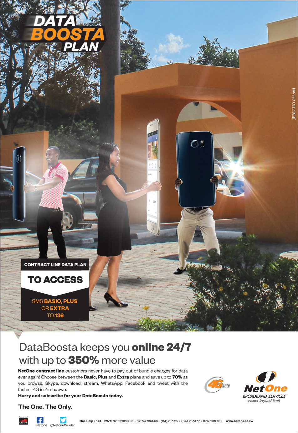 Jericho - NetOne Data Boosta Plan - Keeps You Online - Techzim