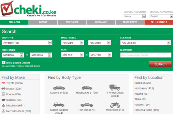 Kenyan car classifieds startup, Cheki, looks to Zim, Southern Africa ...