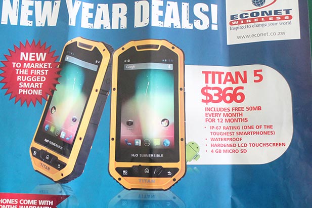 The Titan smartphone at Econet: Our quick specs and thoughts - Techzim