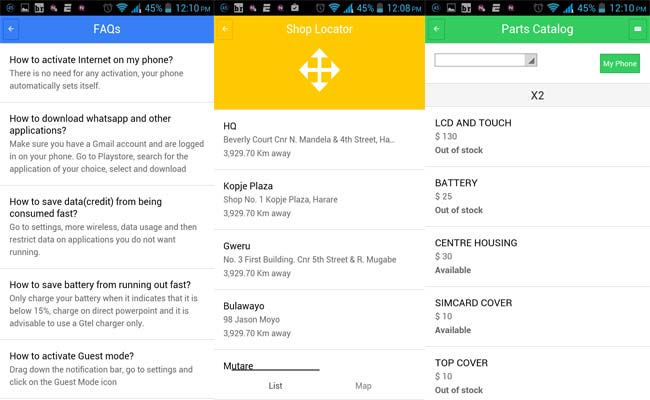 First impressions of the new GTeL Customer Care App - Techzim