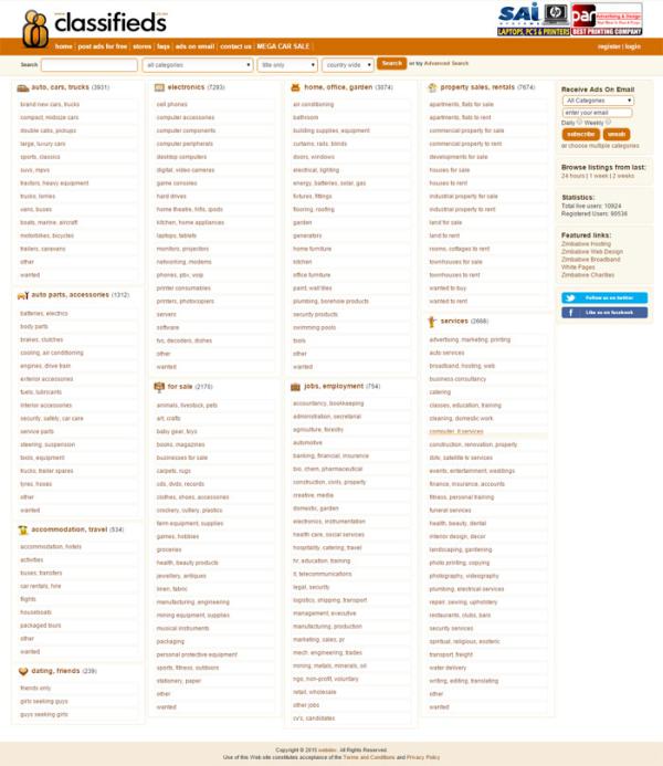 Classifieds.co.zw launches business directory, along with new look ...