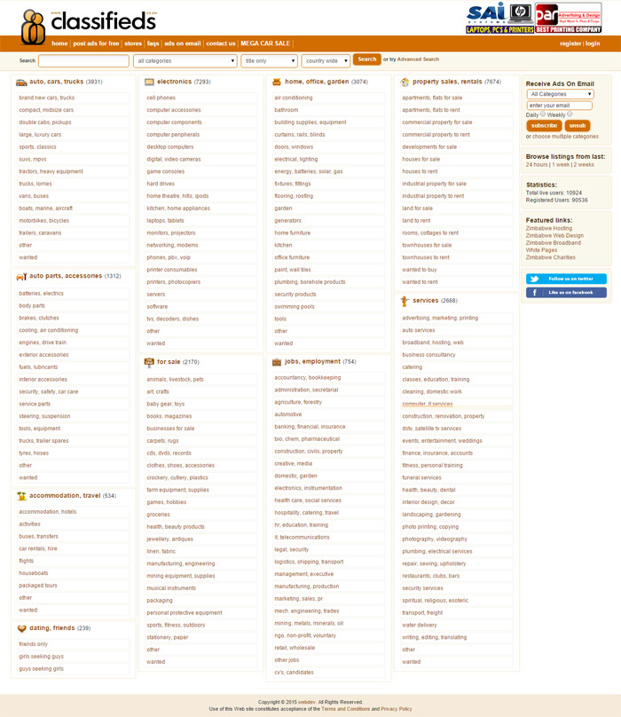 Classifieds.co.zw launches business directory, along with new look ...