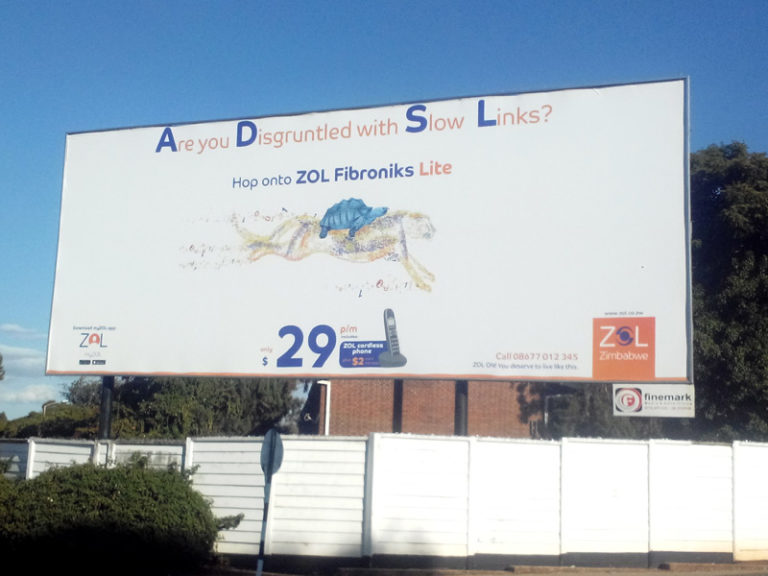 TelOne and ZOL go at each via adverts... which one is cleverer? (Update ...