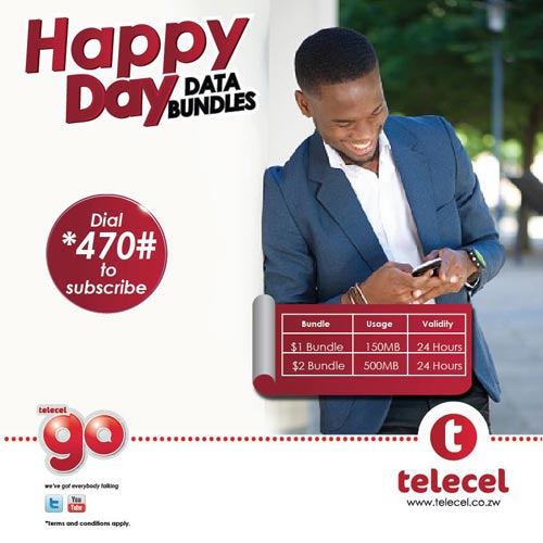 Telecel subscribers enjoy cheaper internet access as operator maintains ...