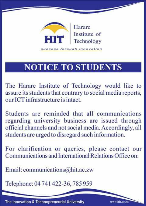 Update on Harare Institute of Technology cyber attack - Techzim
