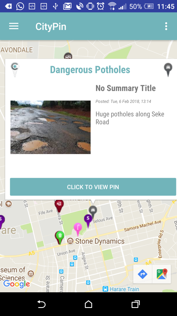 New App Gives Zim Citizens Ability To Report Faults, Potholes And Such ...