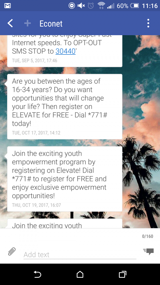 Econet We Are Tired Of The Elevate Marketing Messages You Keep Sending ...