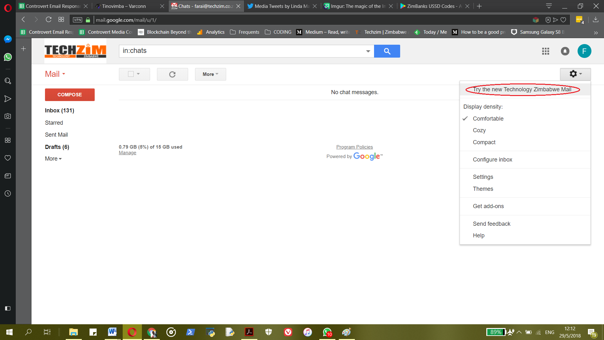 Check Out The New Gmail For Desktop: Some New Features As Well - Techzim