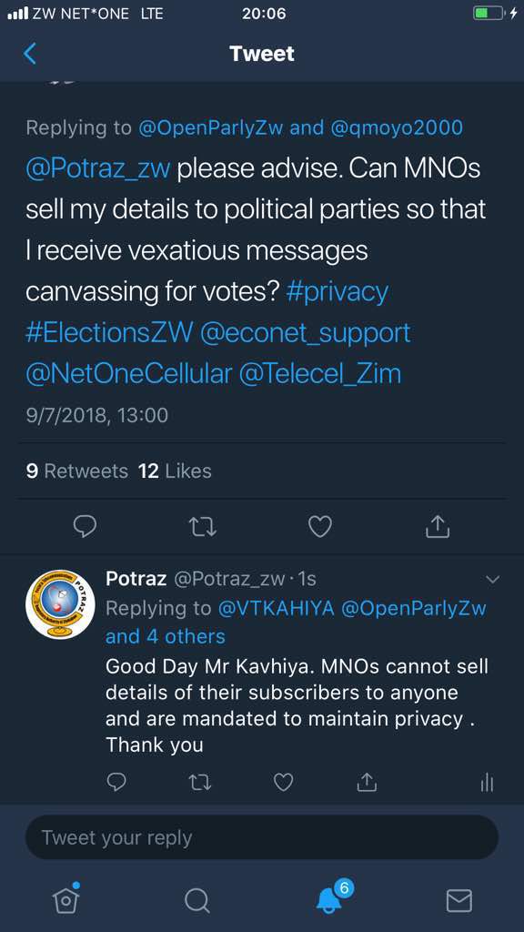 What do POTRAZ And The ZANU PF Candidates Who Sent Unsolicited Messages ...