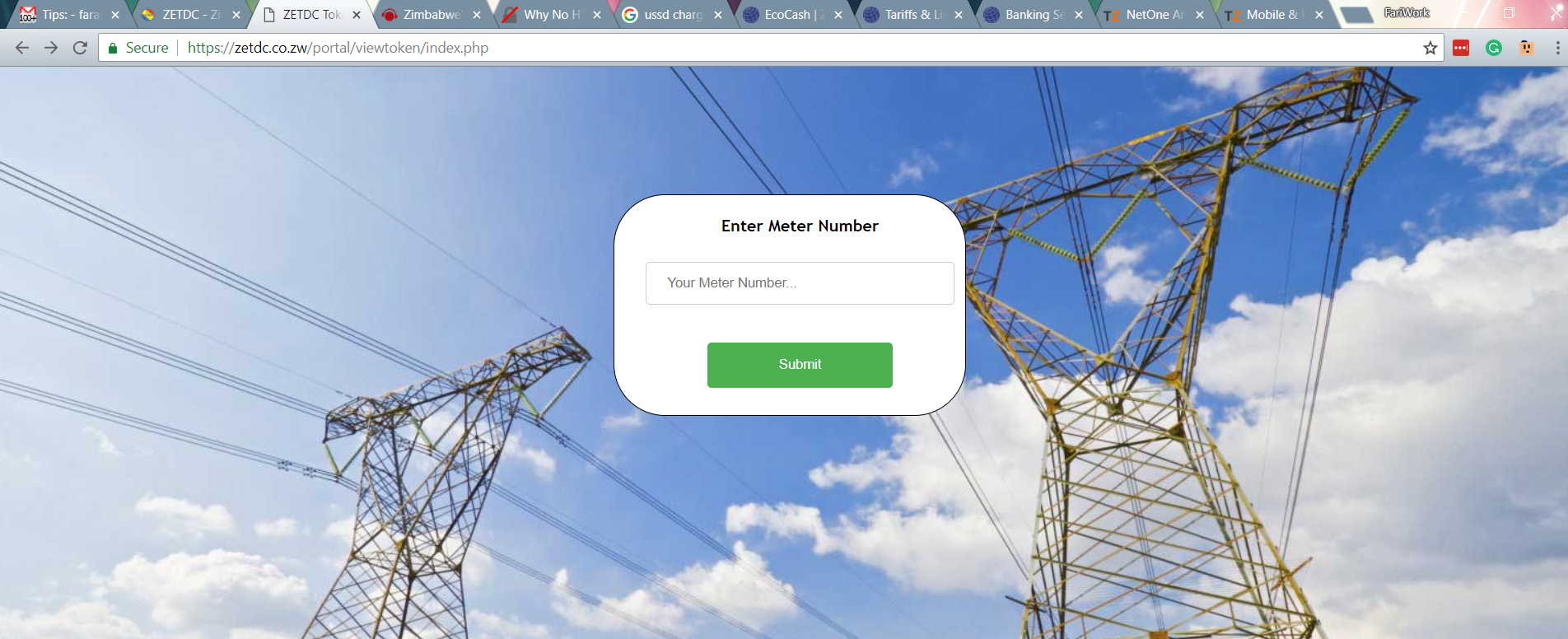 ZESA Launches A Portal To Help Users Check Their ZESA Tokens Online ...