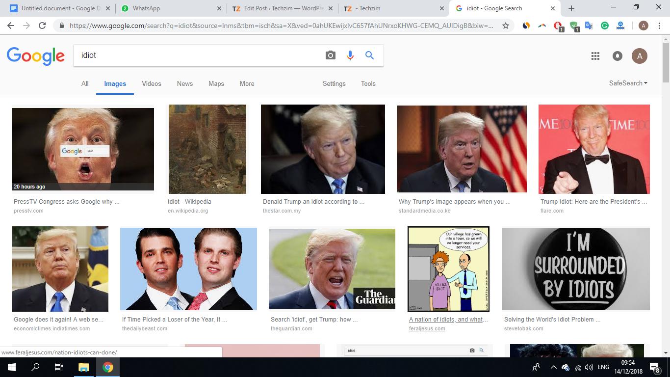 Here’s Why Google Shows You Donald Trump When You Search For ‘Idiot ...