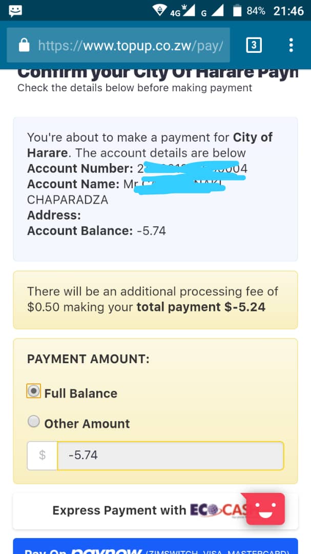 How To Check Your Water Bill Online - Techzim
