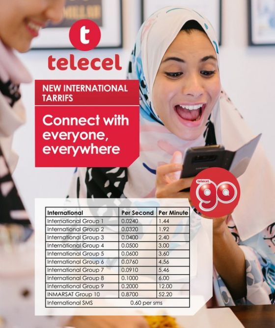 Telecel Announces New Tariffs For International Voice Calls - Techzim