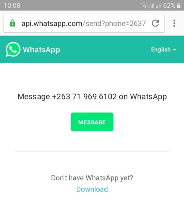 2 Ways To Send WhatsApp Messages Without Saving A Number - Techzim