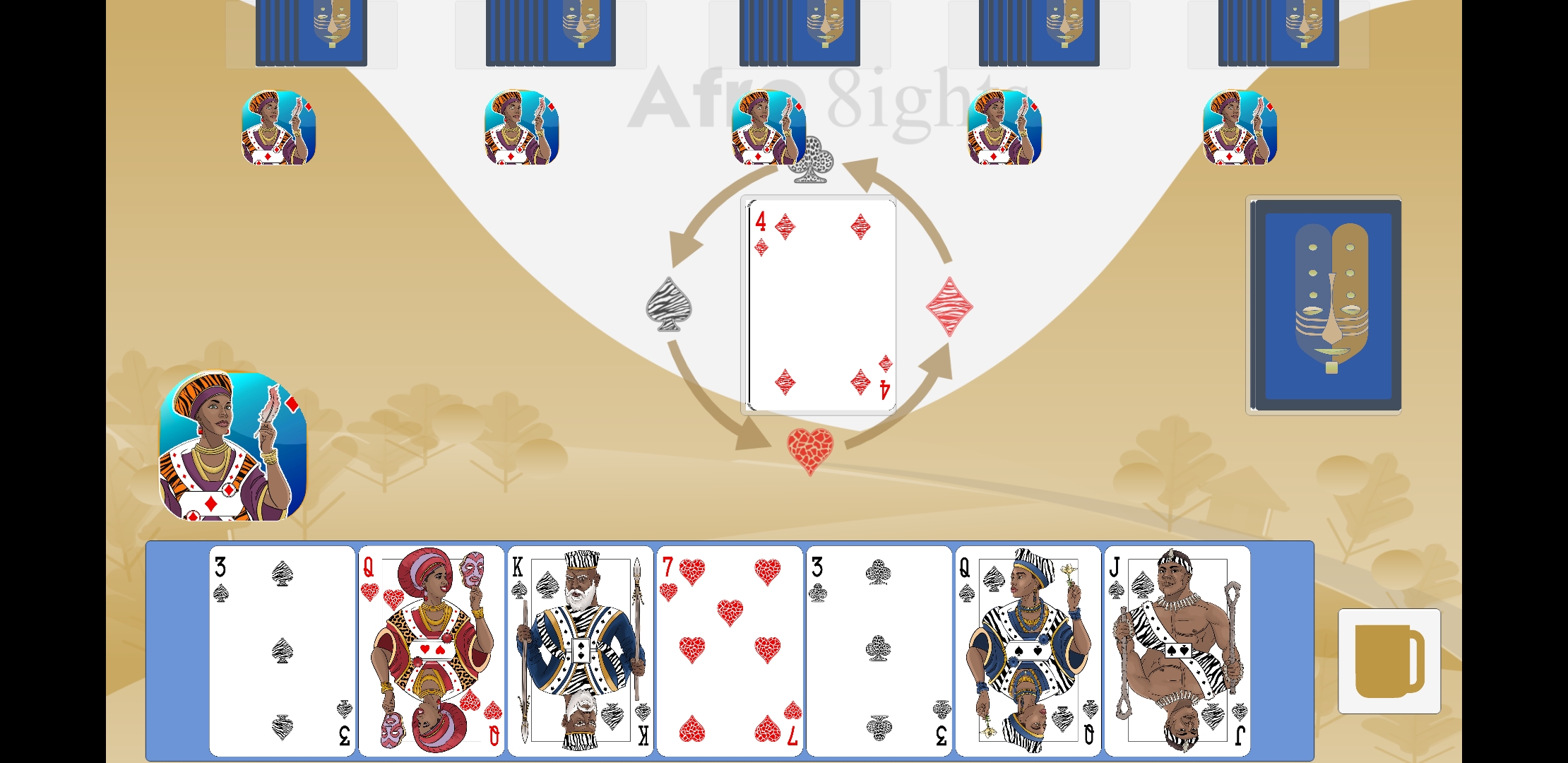 Afro Eights Is A Fun Crazy 8's Mobile Game With An African Twist - Techzim