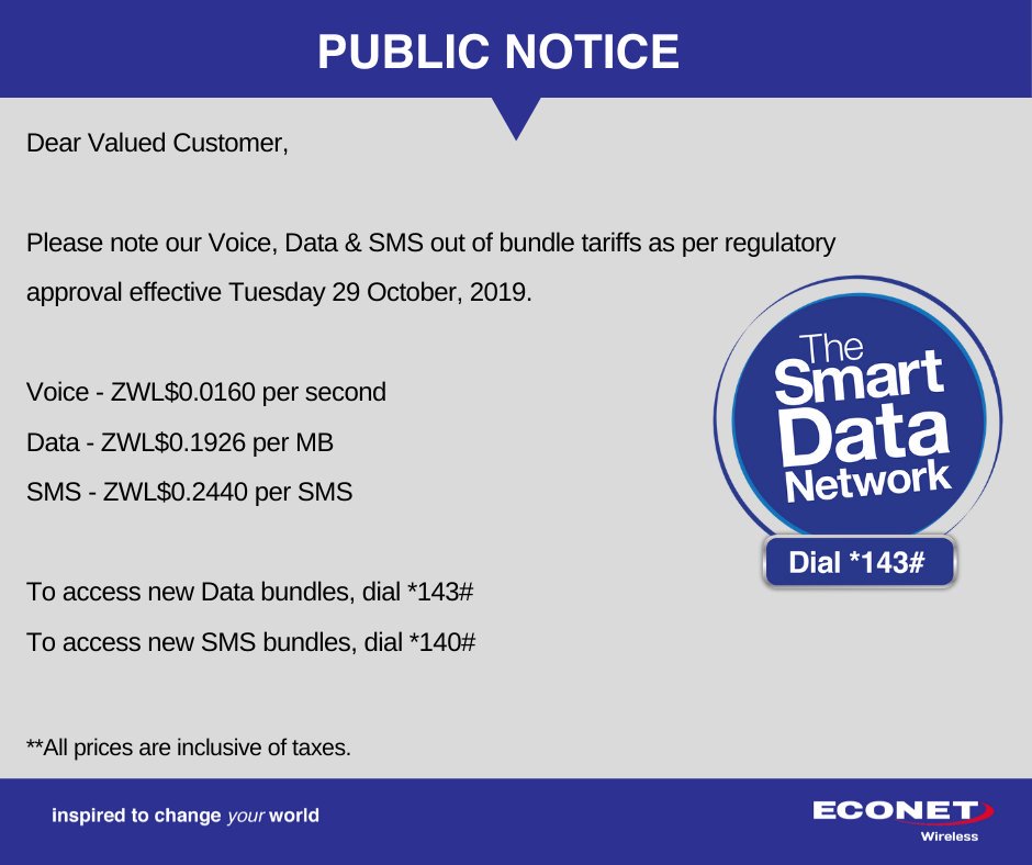Econet Voice Tariffs Are Actually More Expensive Than They Initially ...