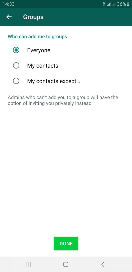 Finally WhatsApp Now Lets You Stop People From Adding You To Groups ...