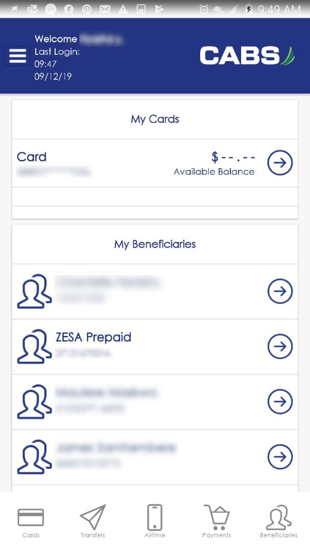 First Looks At Cabs New Mobile App - Techzim