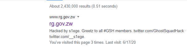 Zim Government Websites Hacked Again! - Techzim