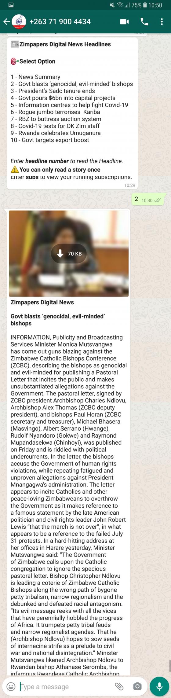 ZimPapers testing out WhatsApp news subscription service - Techzim