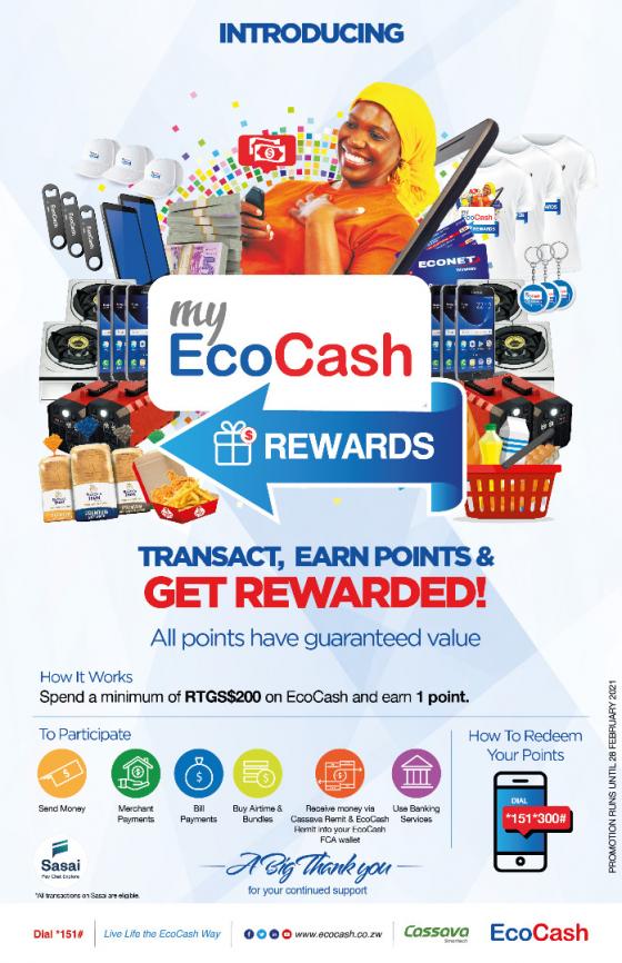 More details revealed regarding EcoCash rewards - Here's what's up for ...