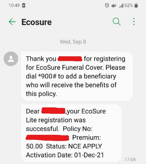 Yet again, EcoSure registers users without consent and deducts money ...