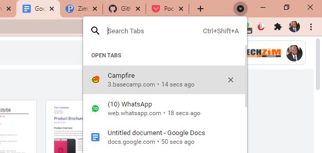 Sharing specific highlights from web pages and tab search now awesome ...