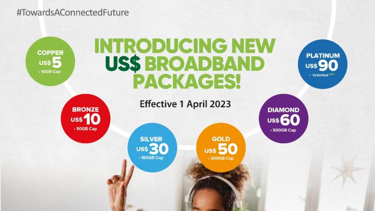 TelOne has tweaked its USD packages—more variety. - Techzim