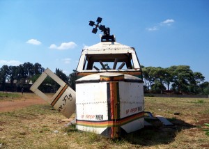 The Remains Of The Homemade Helicopter - Techzim