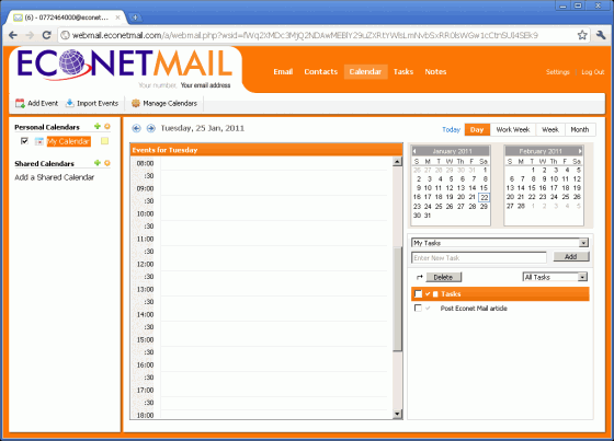 The inside of an Econet Mail inbox and our take on it - Techzim