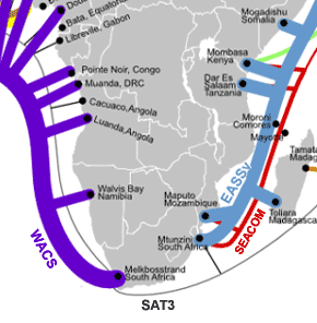 5.12 Terabits WACS undersea cable lands in Cape Town - Techzim